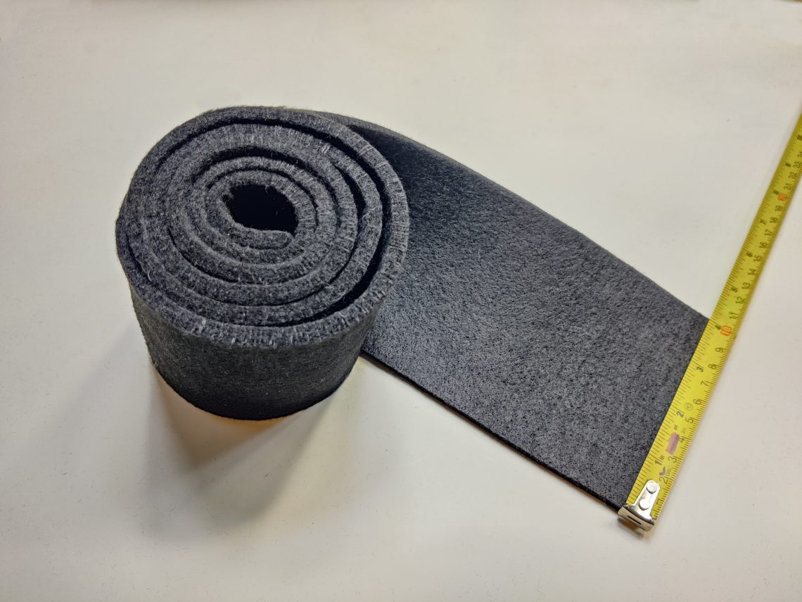 High temp carbon felt 300mm x 300mm x 6mm – Wild Rose Glass | Stainless ...